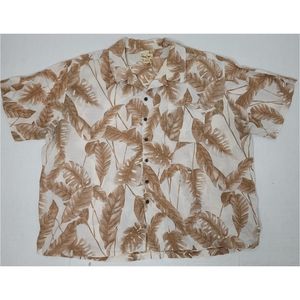 Panama Jack | Shirts | Panama Jack Button Up Hawaiian Tropical Tan And ...